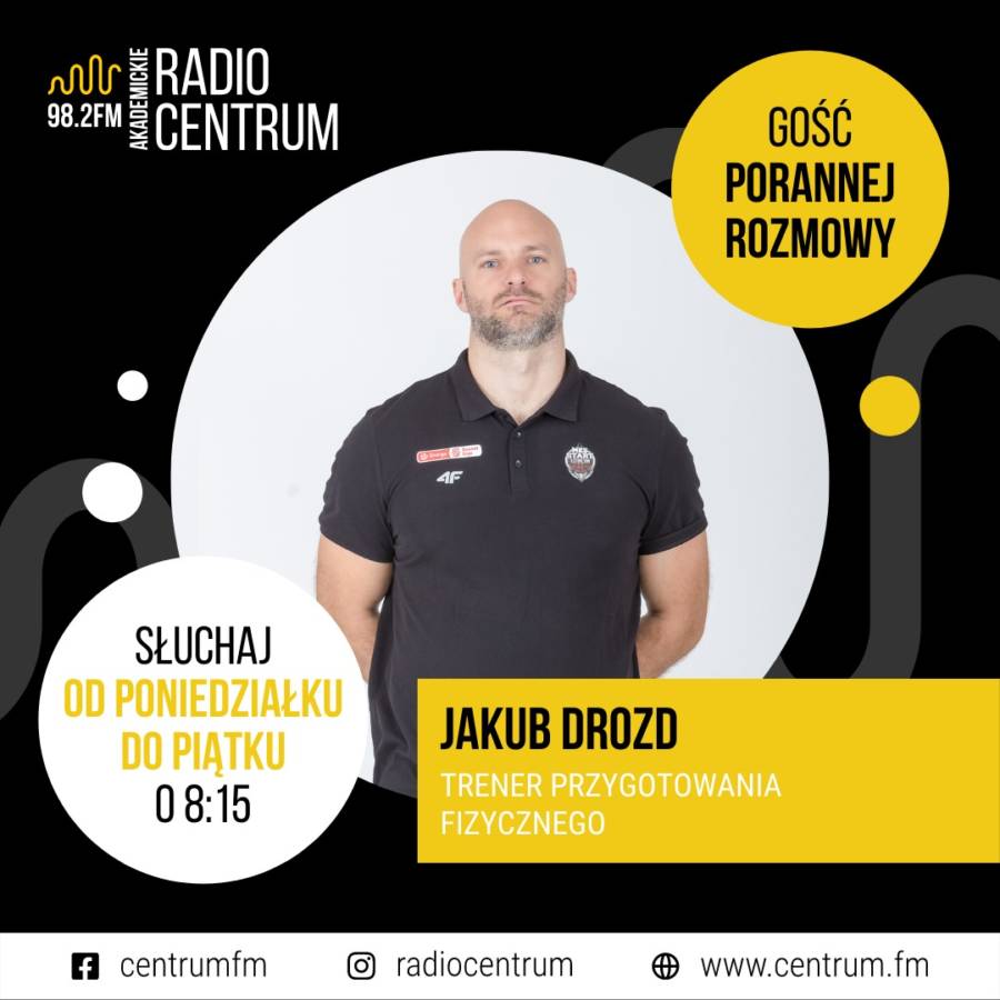 Jakub Drozd: Moim zadaniem jest, aby zawodnicy byli gotowi do ...