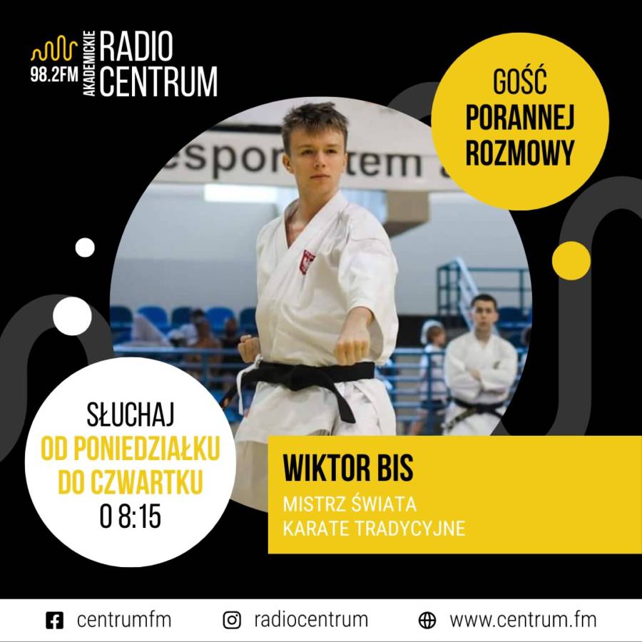 Wiktor Bis: Cztery lata temu zacząłem trenować karate. Dziś nie ...